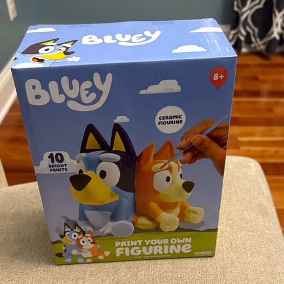 Bluey | Toys | Bluey Paint Your Own Ceramic Figurine Set | Poshmark
